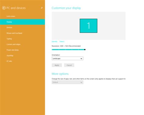 Display Settings In Windows 8 1 Create A Shortcut