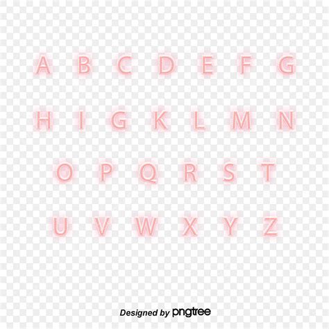 분홍색 간단한 영어 일러스트 알파벳 목록 편지 알파벳 Png 일러스트 및 Psd 이미지 무료 다운로드 Pngtree