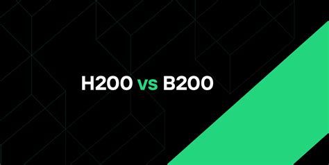 H200 مقابل B200 أيهما من Nvidia؟ Gpu هل يناسبك الذكاء الاصطناعي؟ نوفيتا