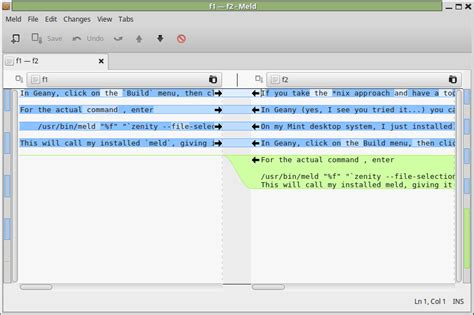 Gratis Linux Text Editor With Integrated Diff Software