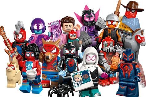 Legos Newest Collectible Minifigures Swing Into The Spider Verse