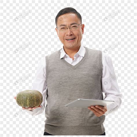 야채를 손에 들고 농업 전문가 Png 일러스트 무료 다운로드 Lovepik
