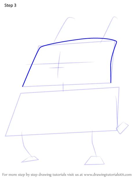 How To Draw Invader Skoodge From Invader Zim Invader Zim Step By Step