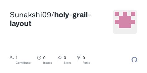 GitHub Sunakshi09 Holy Grail Layout
