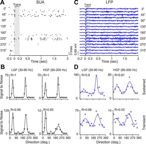 Sua Lfp Orientation Tuning For An Example Recording Site A Spike Download Scientific Diagram
