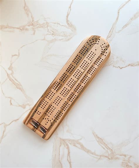 Cribbage Board With Magnetic Peg Tray Caminowoodshop