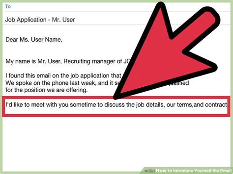 How To Introduce Yourself Via Email Template Williamson