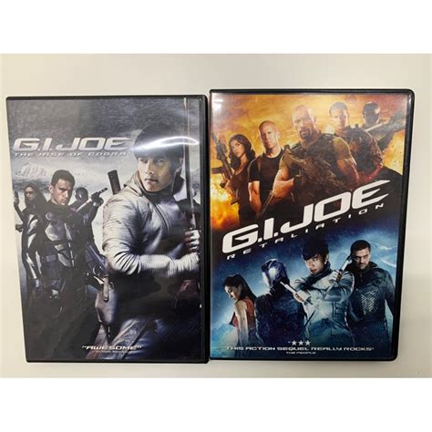 Dvd Gijoe 特種部隊 眼鏡蛇的崛起 特種部隊2 正面對決 二手電影 片子 光碟 蝦皮購物
