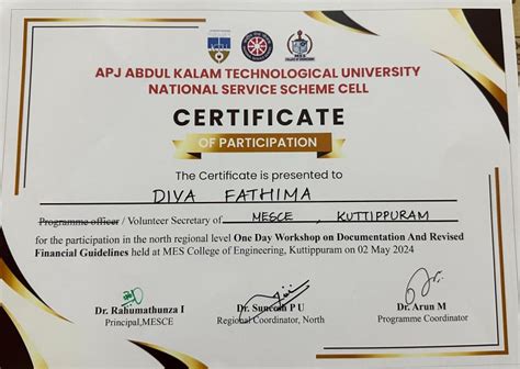 Diya Fathima On Linkedin I Have Participated In A One Day Workshop On