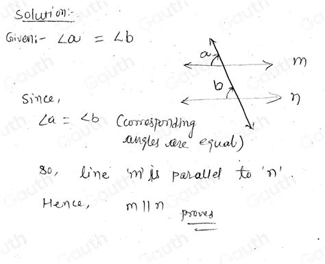 Solved Activity 7 Prove Me Directions Prove The Figure Below I Given ∠ A ∠ B Proxe Mln M
