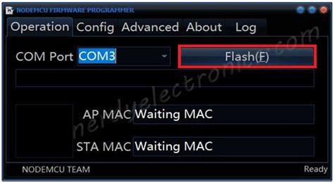 ESP8266 Flash The NodeMCU Firmware NerdyElectronics