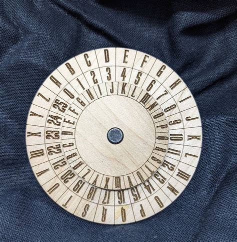 Shift Cipher Wheel Etsy Canada