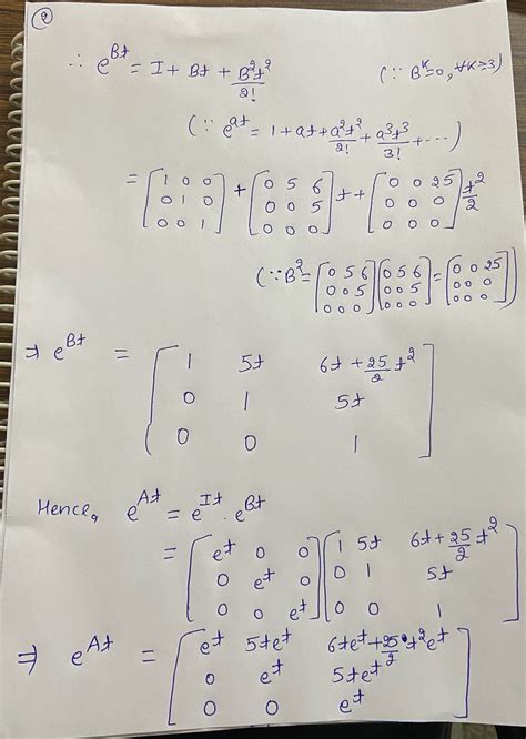 Solved Linear Algebra The Coefficient Matrix A Below Is The Sum Of A Course Hero