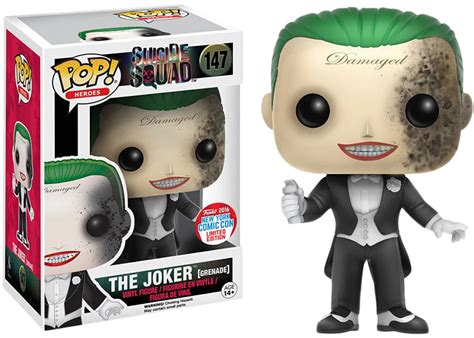 Funko Pop Heroes Suicide Squad The Joker Grenade Nycc Figure 147 Us