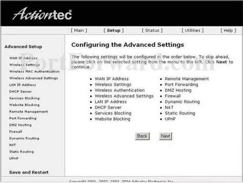 Fastest Actiontec GT701 WRU Router Port Forwarding Steps