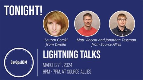 Kate S On Linkedin Join Us Tonight For Devopsdsm Hosted At Source