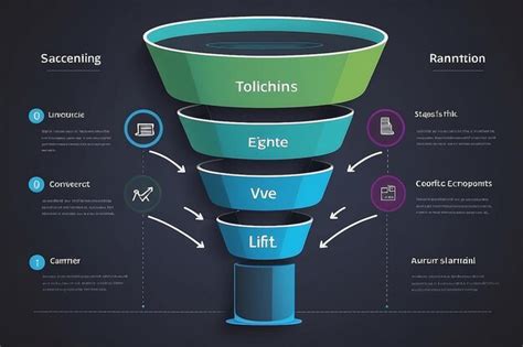 Conversion Funnel Premium Ai Generated Image