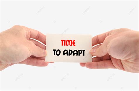 Time To Adapt Text Concept Timer Evolution Modify Challenge Png