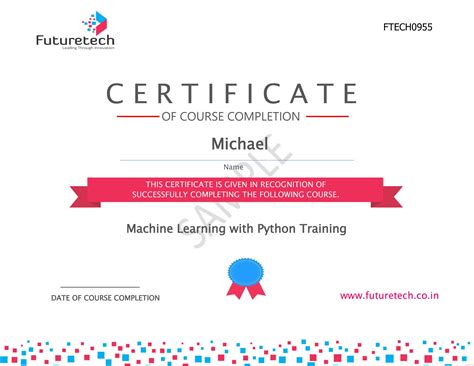 Machine Learning With Python Course Futuretech