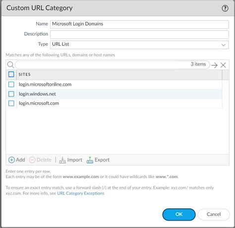 2 Create A Filtering Profile If You Created A Custom Category Verify Under The
