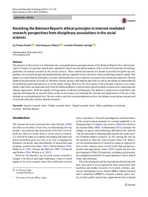 Pdf Ethics And Information Technology