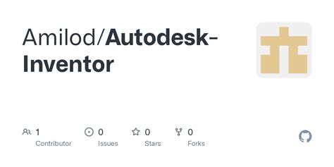 Github Amilodautodesk Inventor