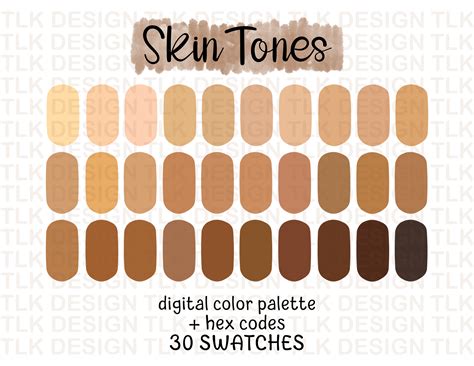 Tan Skin Color Code