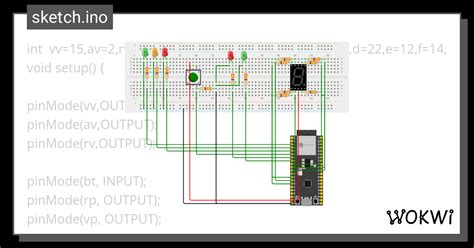 Semaforo Proyect Wokwi Esp32 Stm32 Arduino Simulator