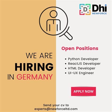 Dhi Newforce On Linkedin Germany Jobsingermany Careeropportunities