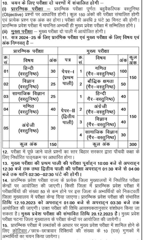Sav Bihar Class Vi Mains Result 2024 25 120 Seats Declared Sav 2024 25