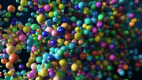 다채로운 다색 구를 이동 검은 고립 된 배경에 추상적 인 배경 매우 사실적인 3d 일러스트 기하학적 구성 현대 트렌디 한 포스트 모던 디자인 3차원 형태에 대한 스톡 사진