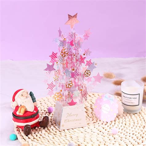 3d Card Christmas Trees Merry Christmas Greeting C Vicedeal