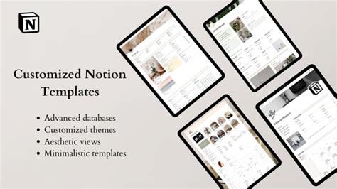 Build A Customized Aesthetic And Advanced Notion Templates By Clarakyara Fiverr