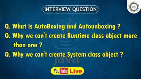 Session 30 930pm Live Wrapper Runtime System Class In Java