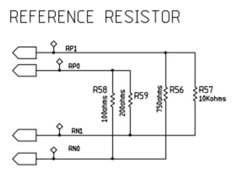 AFE Reference Resistor Schematic Check Confusion About Impedance Measurement Instructions