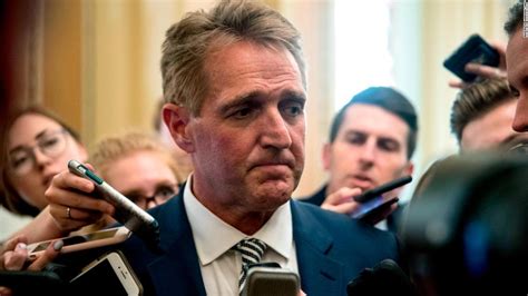 Senator Flake Confronted Before Kavanaugh Vote Cnn Video