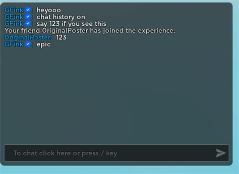 View Old Messages In Chat When You Join TextChatService Community Resources Developer