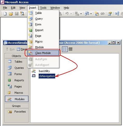 Browser Style Form Navigation Database Journal
