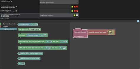 Some More New Placements For The New Feature Mod Element Allowing One To Specify For The Feature