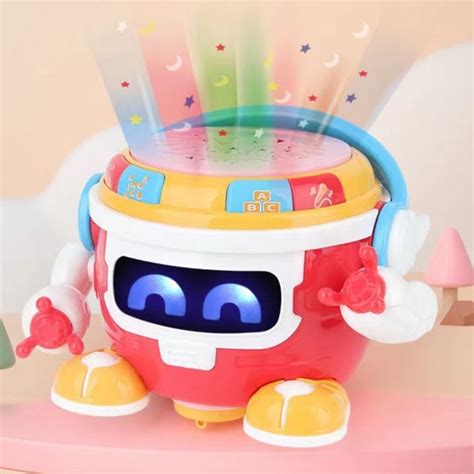 [tm99]mainan Robot Drum Canggih Multifungsi Bisa Jalan Dan Music Serta Lampu Cantik Warna Warni