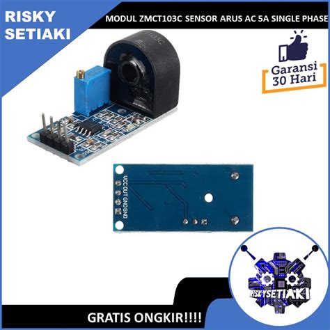 Jual MODUL ZMCT103C SENSOR ARUS AC 5A SINGLE PHASE NON CONTACT Shopee Indonesia