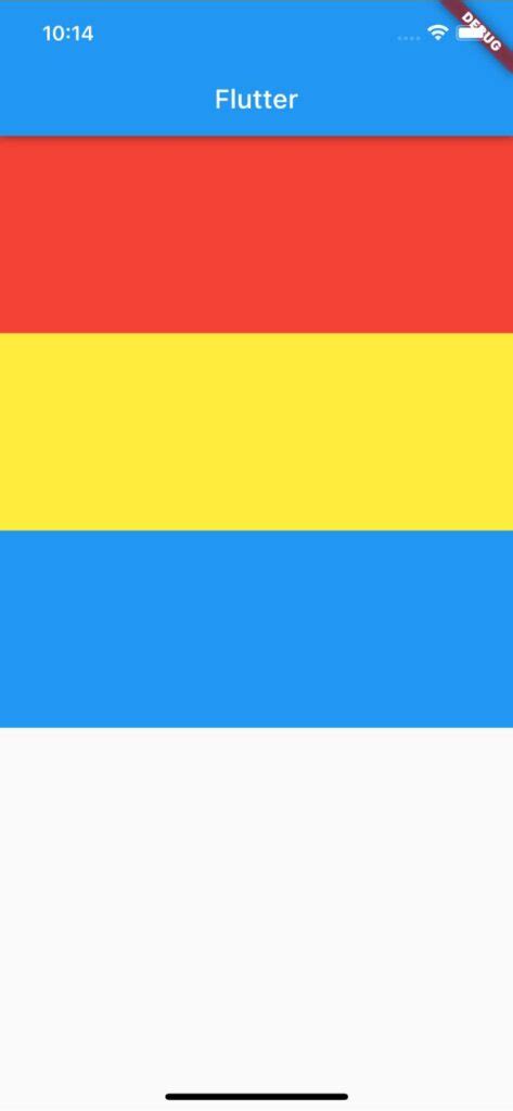 FlutterCrossAxisAlignment配置の種類一覧