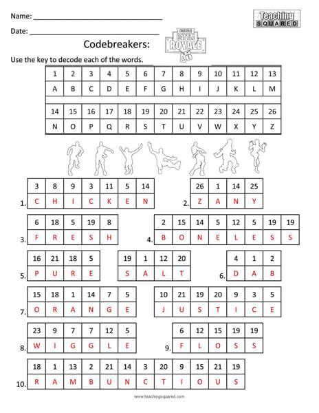 Fortnite Emote Codebreakers Teaching Squared Artofit