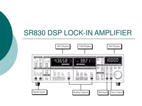 Ppt Sr830 Dsp Lock In Amplifier Powerpoint Presentation Free