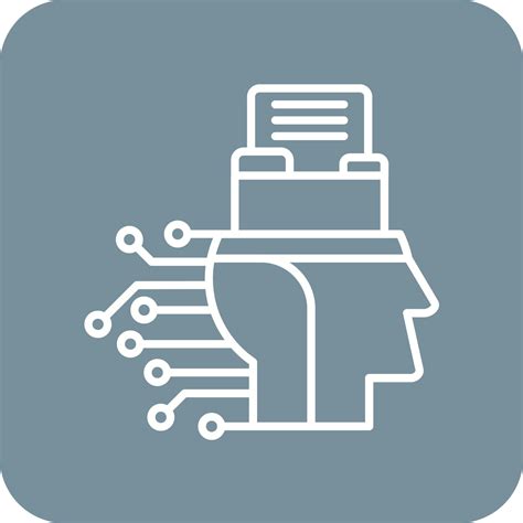 Intelligent Data Line Round Corner Background Icons 14661258 Vector Art