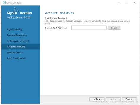 Mysql安装到这步出现current Root Password怎么办？ Csdn博客