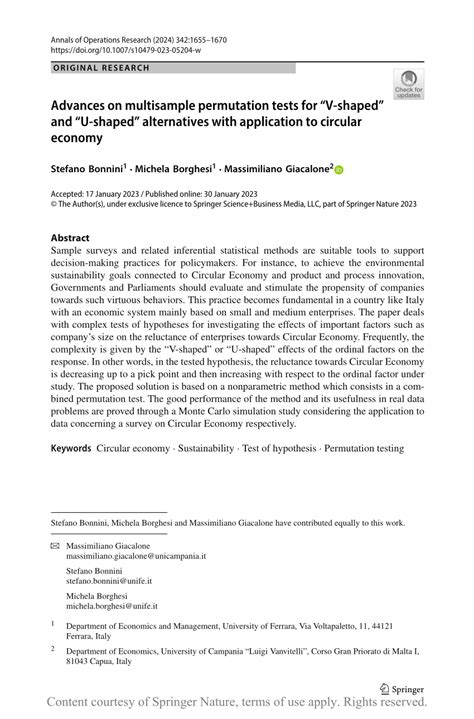 Advances On Multisample Permutation Tests For “v Shaped” And “u Shaped