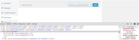 Wordpress Attributes Not Displaying In Woocommerce Stack Overflow