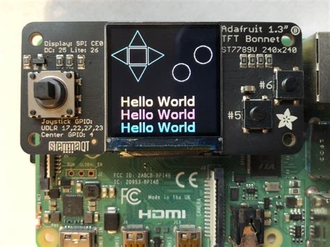 Python Setup Adafruit 13 Color Tft Bonnet For Raspberry Pi Adafruit Learning System