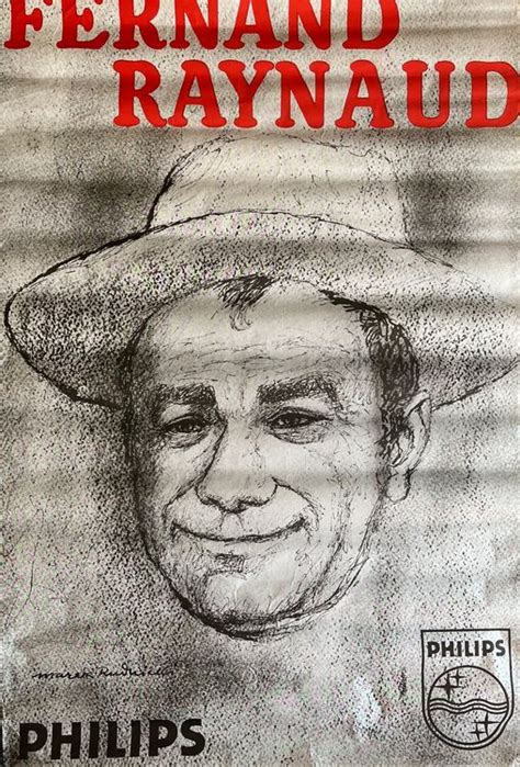 Fernand Raynaud 1926 1970 Ausstellungs Plakat Gebraucht In Hochdorf